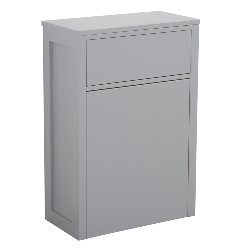 Montrose 585mm Dove Grey WC Unit Only (Depth 300mm)