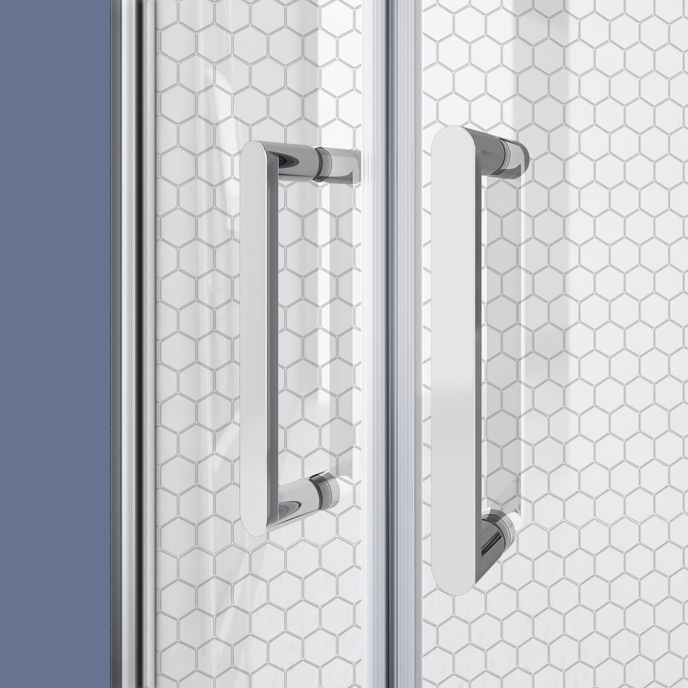 Monza 900 x 1200mm Offset Quadrant Shower Enclosure | Victorian Plumbing UK