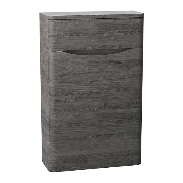 Monza Graphite Oak 500mm Wide WC Unit (Depth 200mm)