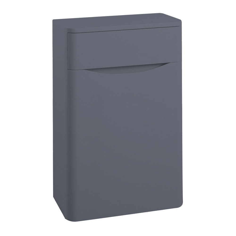 Monza Matt Grey 500mm Wide WC Unit (Depth 200mm)