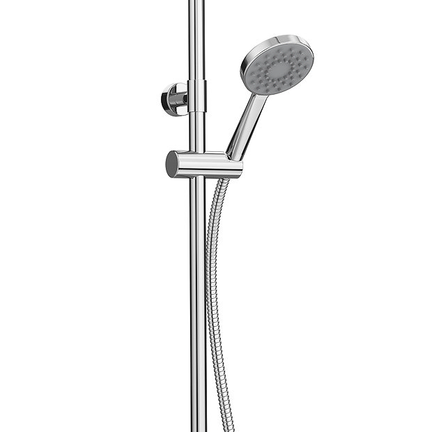 Monza Modern Round Thermostatic Shower (300mm Head - Chrome)