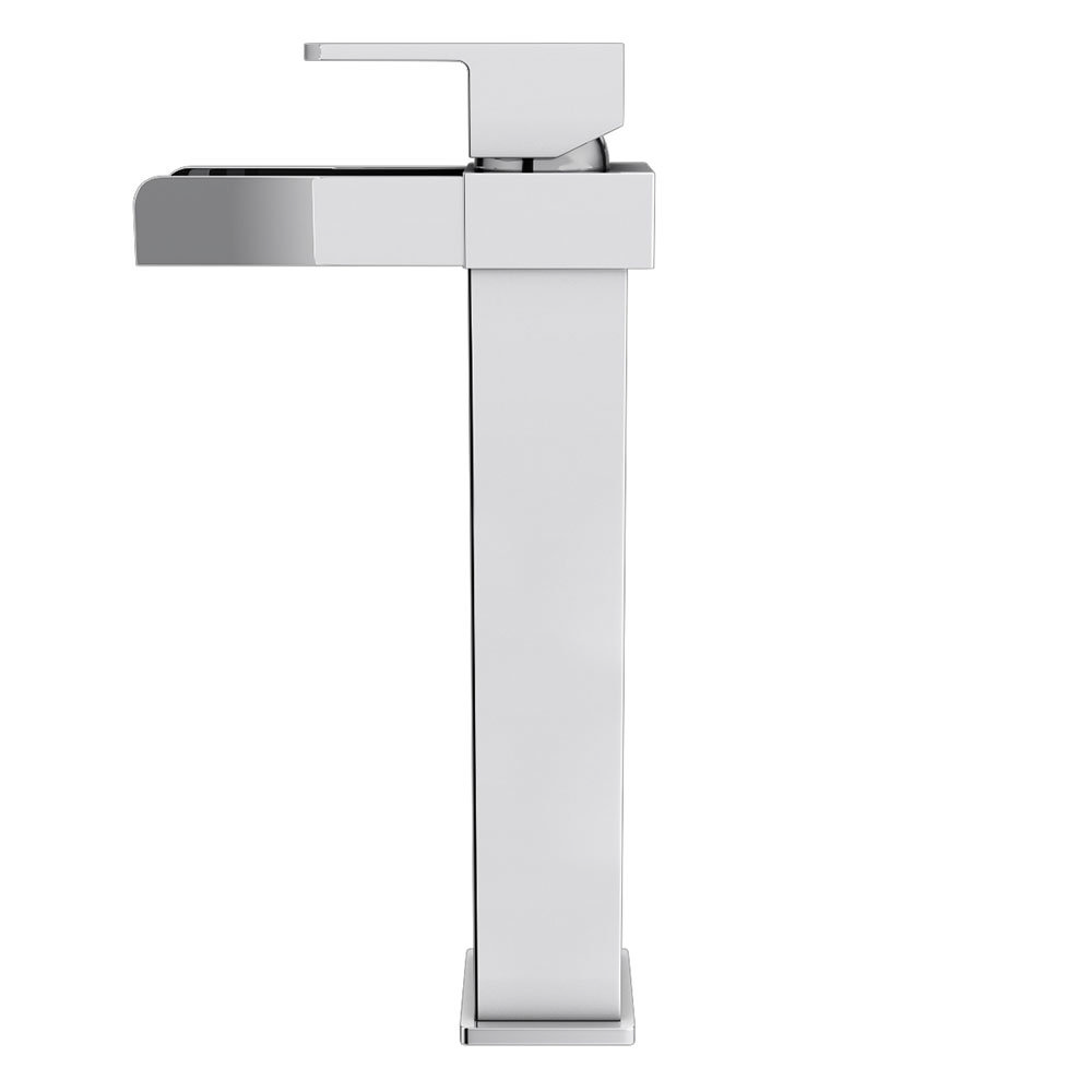 Monza Waterfall High Rise Mono Basin Mixer | Victorian Plumbing.co.uk