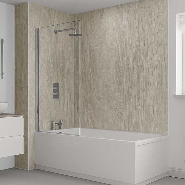 Multipanel Heritage Alabaster Oak Bathroom Wall Panel