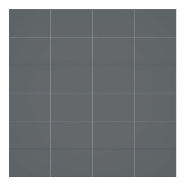 Multipanel Tile Effect Monument Grey H2400 x W598mm Bathroom Wall Panel ...