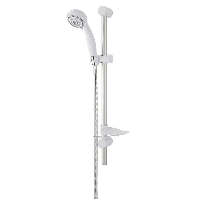 MX Combo 6 Mode Adjustable Shower Kit - White/Chrome - RDK