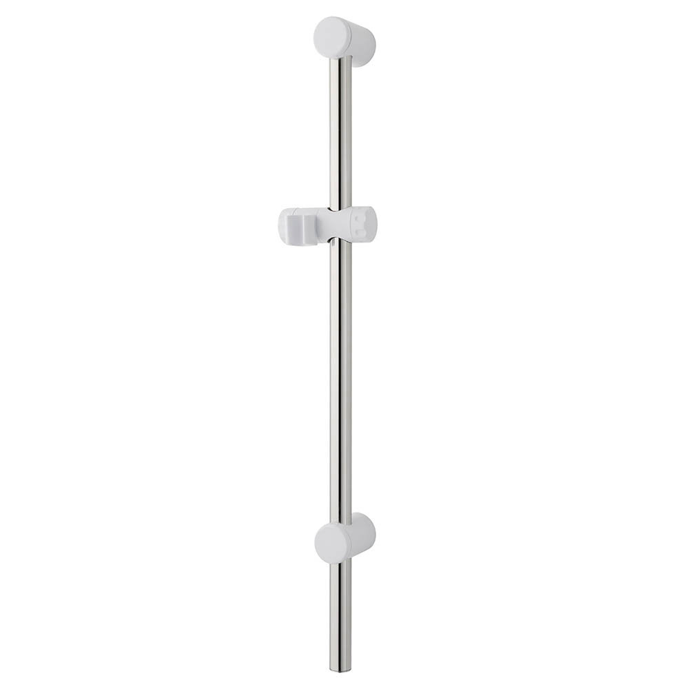 MX Combo Adjustable Shower Riser Rail - White/Chrome - RDA