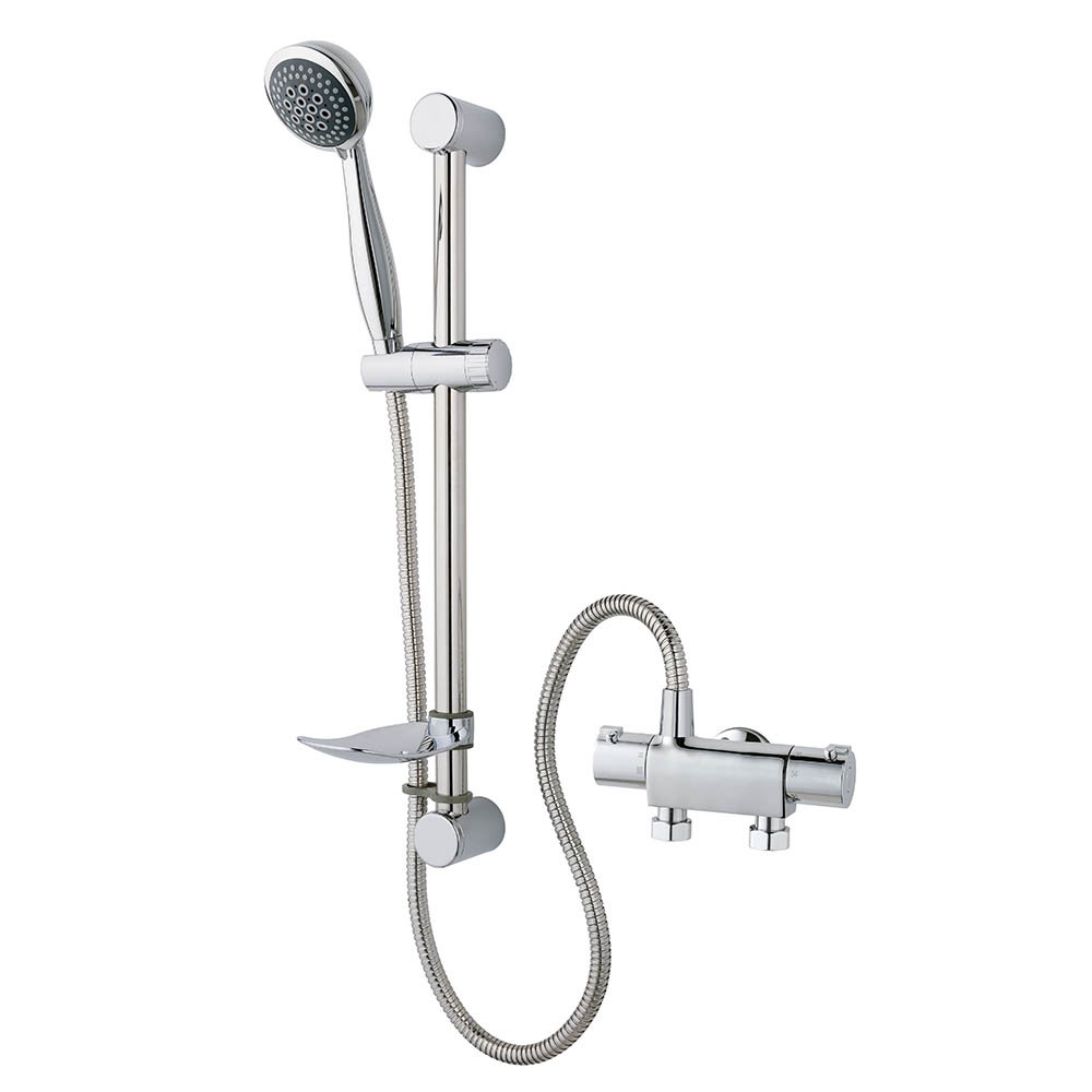 MX Options Mini Thermostatic Mixer Valve with Riser Kit - HNT