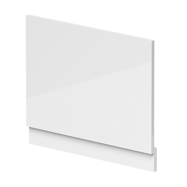 Nuie Gloss White MDF Bath End Panel | Victorian Plumbing.co.uk