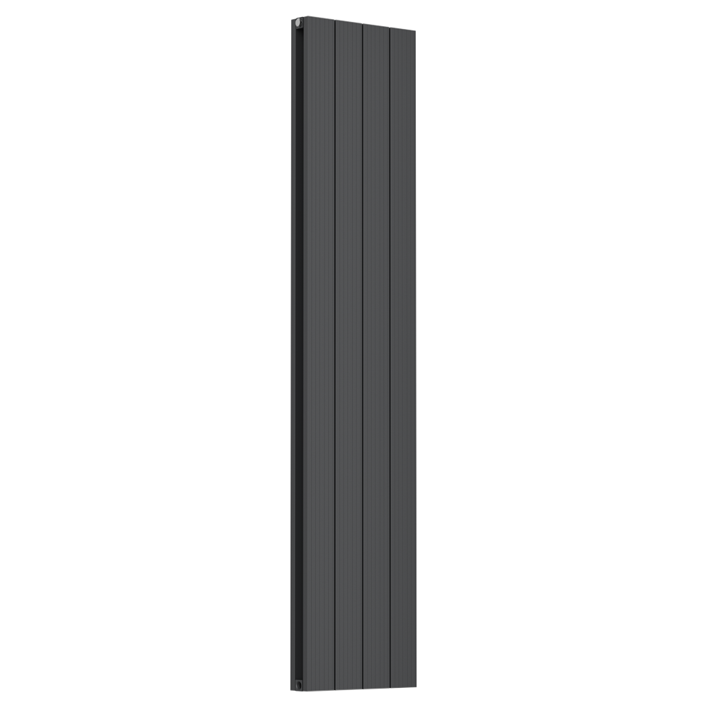 Nova Anthracite Vertical Double Panel Aluminium Radiator 1800 x 375mm ...