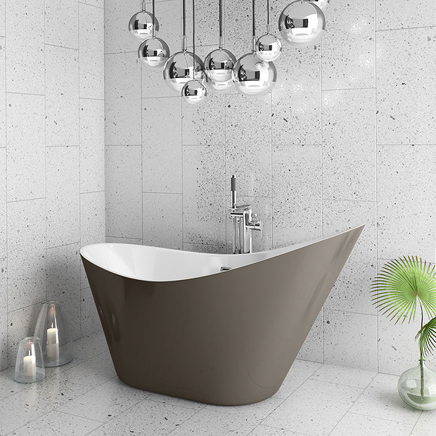 Nova Titanium Bathtub - FB62TSIL | Victorian Plumbing
