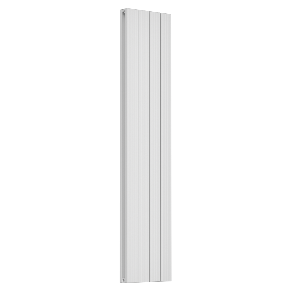 Nova White Vertical Double Panel Aluminium Radiator 1800 x 375mm (4 ...