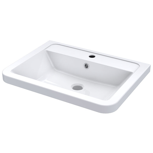 Nuie 600mm Ceramic Inset Basin - CBM003