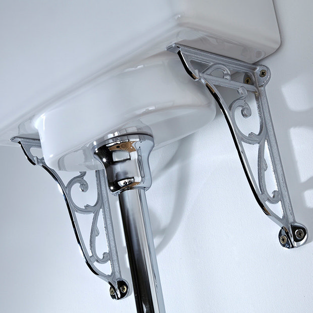 Brass High Level Flush Pipe - IDA002 | Victorian Plumbing