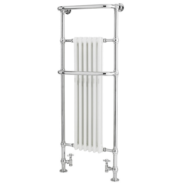 Old London - Chrome & White Tilbury Radiator - 1500 x 575mm - LDR008 at ...