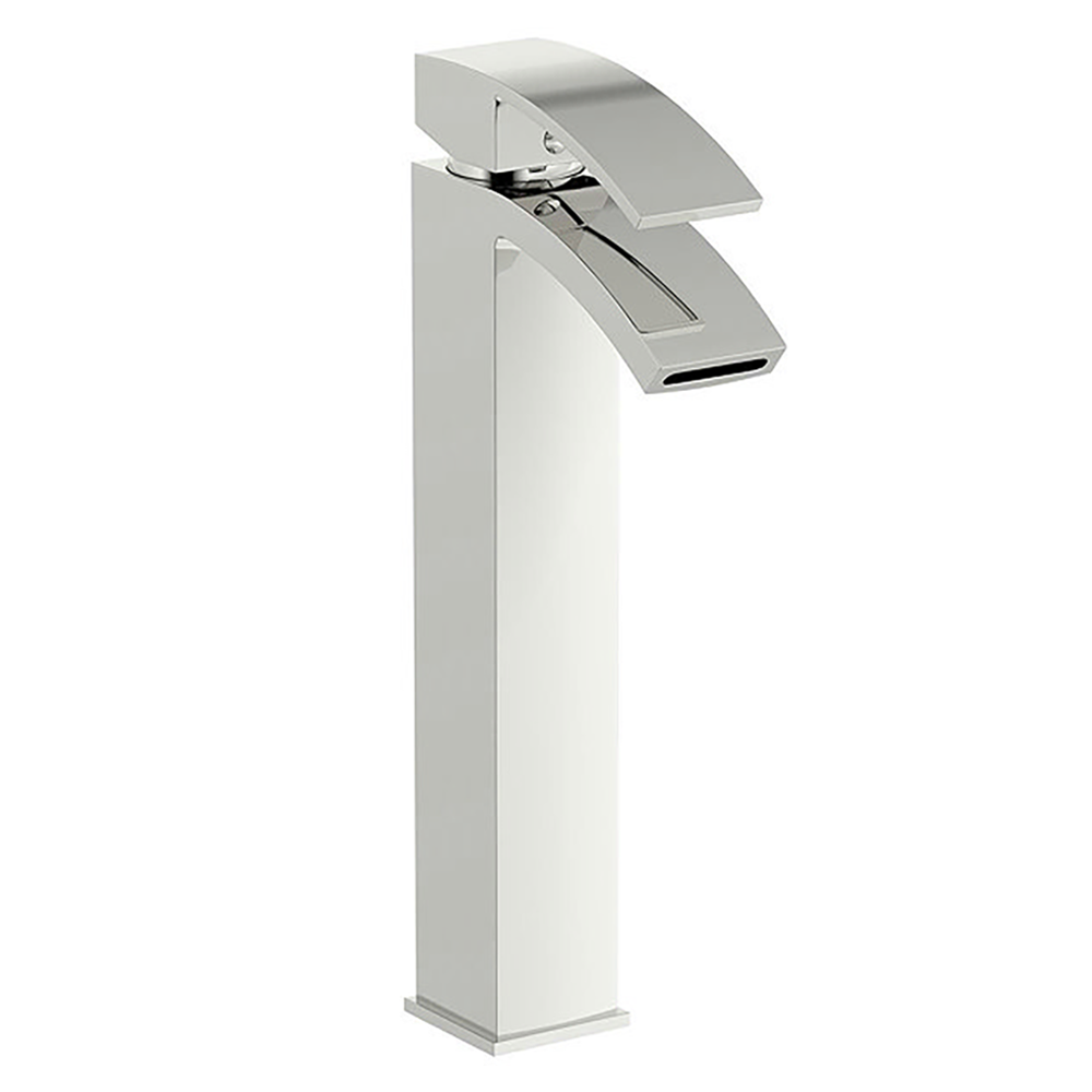 Orchard Wye High Rise Counter Top Basin Mixer Tap - Chrome | Victorian ...