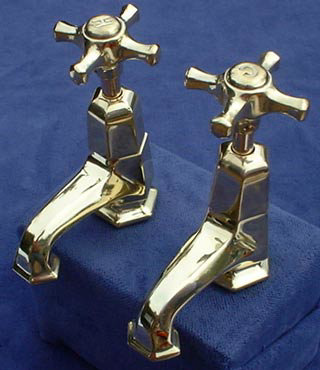 Original Art Deco Taps at Victorian Plumbing UK