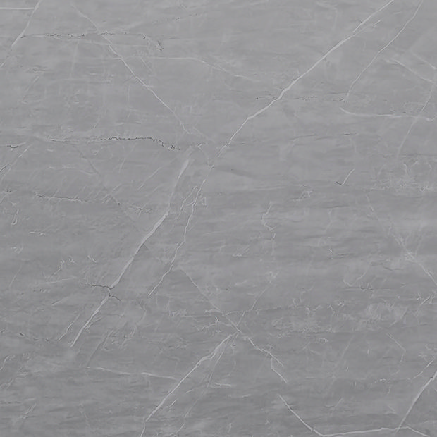 Orion Matt Grey Marble Shower Wall Panel - 2400 x 1000mm