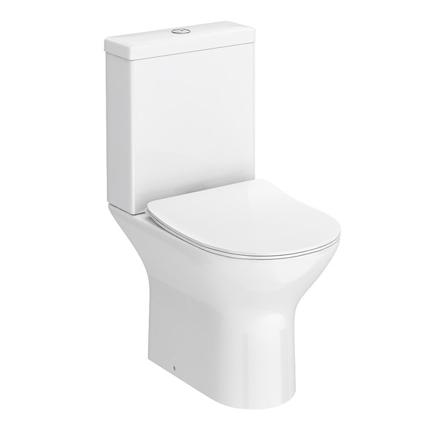 Orion Modern Short Projection Toilet + Slim Soft Close Seat | Victorian ...