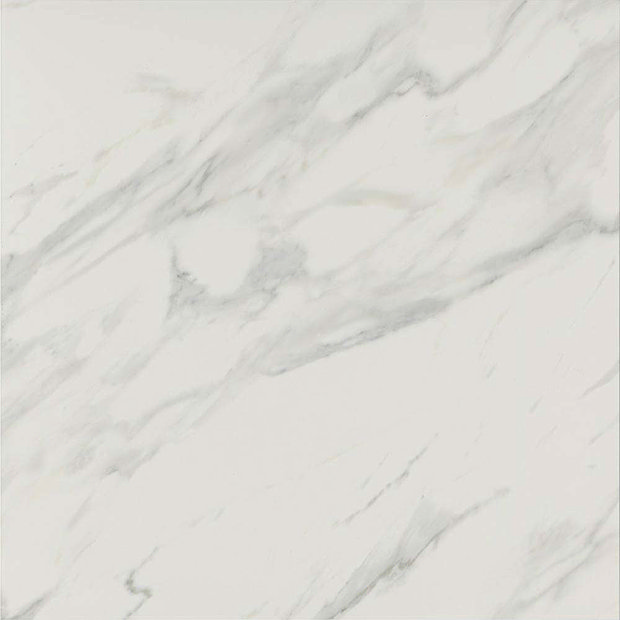 Pavia Marble Effect Grey Gloss Porcelain Floor Tiles - 60 x 60cm