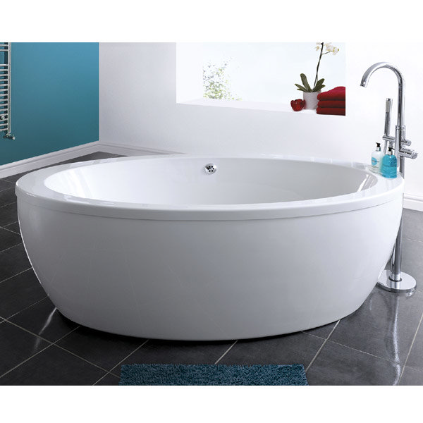 Pearl 1750 Oval Shaped Freestanding Bath - NFB004 at Victorian Plumbing UK