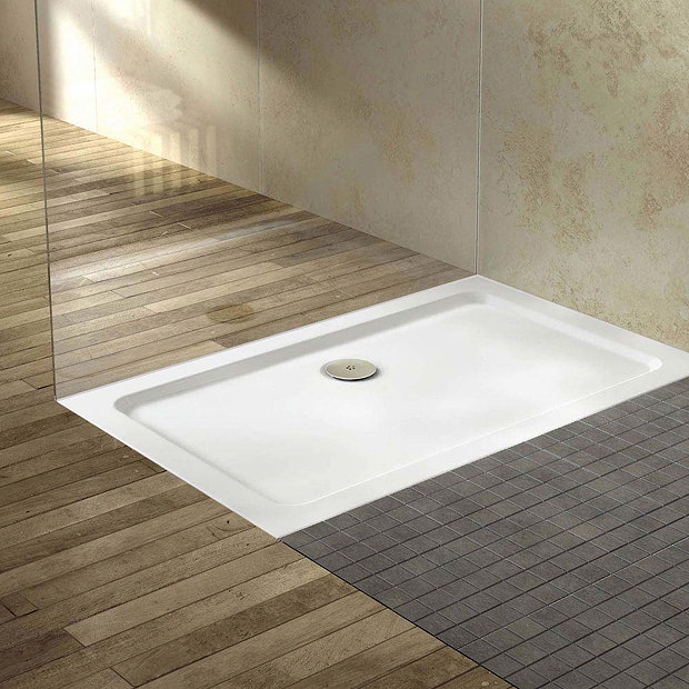 Pearlstone Rectangular Shower Tray at Victorian Plumbing UK
