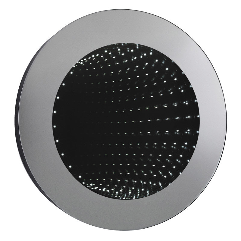Nuie - 600mm Round Infinity Mirror - LQ064 at Victorian Plumbing UK