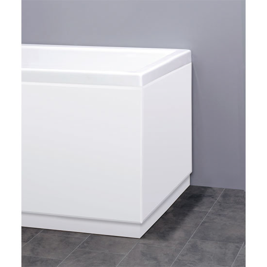 Nuie - High Gloss MDF End Bath Panels - White - 4 x Size Options at ...