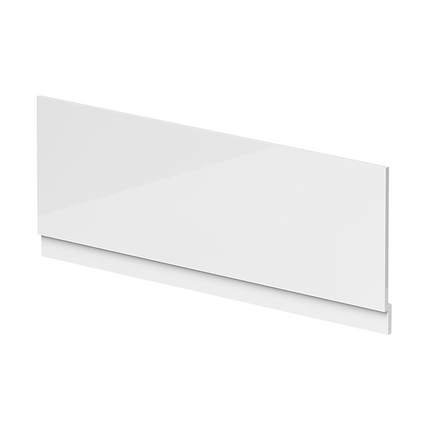 White Gloss MDF Bath Panel | Victorian Plumbing