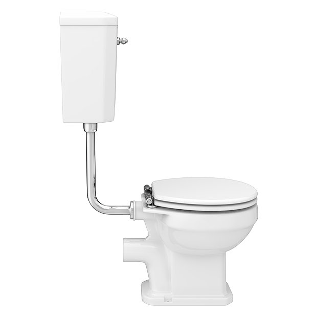 Carlton Low Level Traditional Ceramic WC Pan & Cistern (Excluding Seat ...