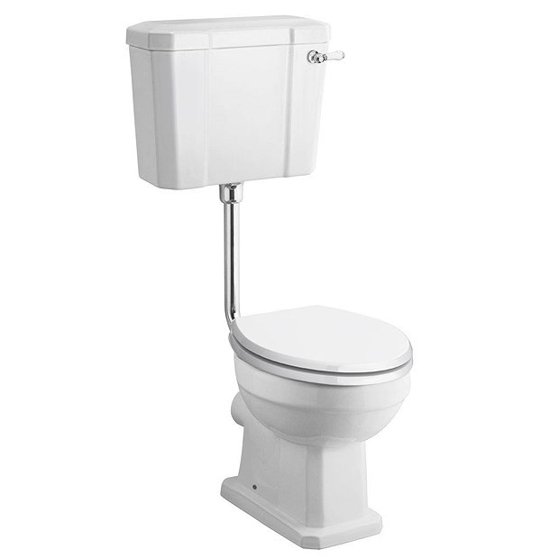 Carlton Low Level Traditional Ceramic WC Pan & Cistern (Excluding Seat ...
