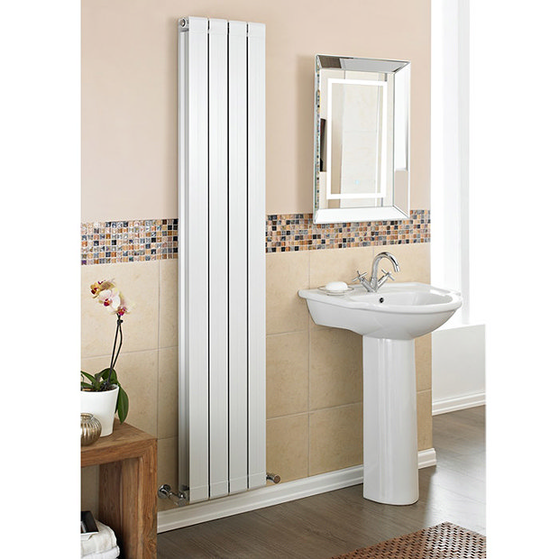 Nuie - Myrtle White Designer Radiator - 1800 x 255mm - HMY003 at ...