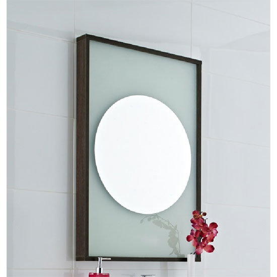 Premier - Oak Framed Rectangular Sonar Mirror - 900mm x 600mm -LQ046 at ...