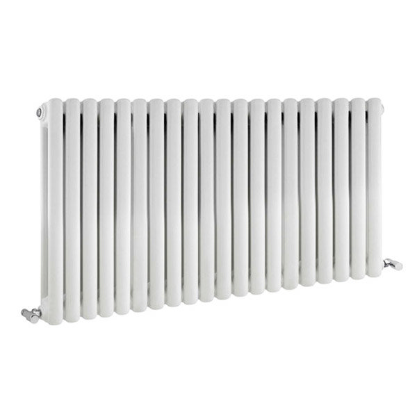 Nuie - Peony Double Panel Radiator - 635 x 1223mm - White - HPE003 at ...