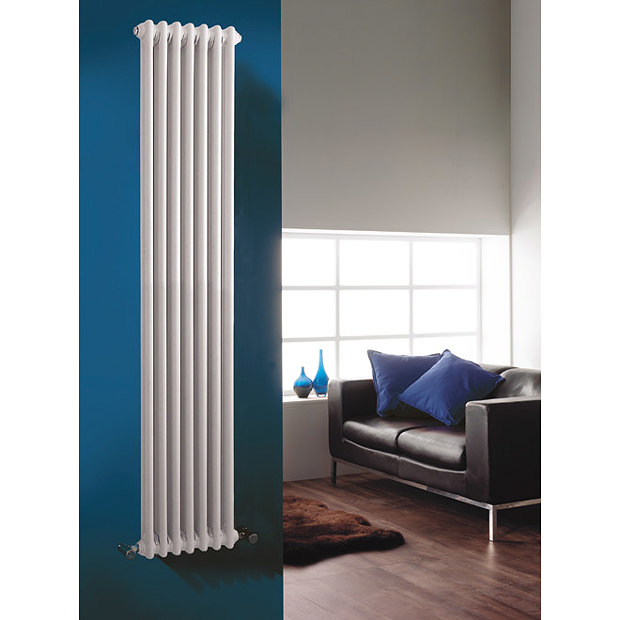 Nuie - Regency 2 Column Radiator - 1800 x 335mm - White - MTY070 at ...