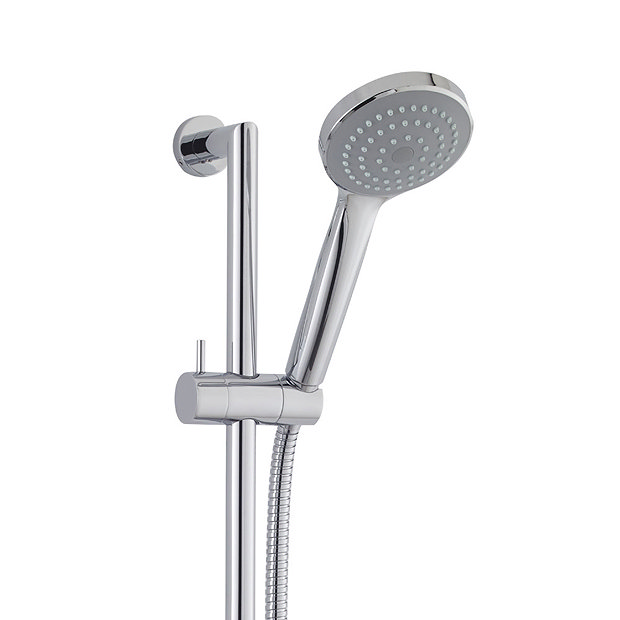 Nuie Round Adjustable Slide Rail Kit | Victorian Plumbing.co.uk