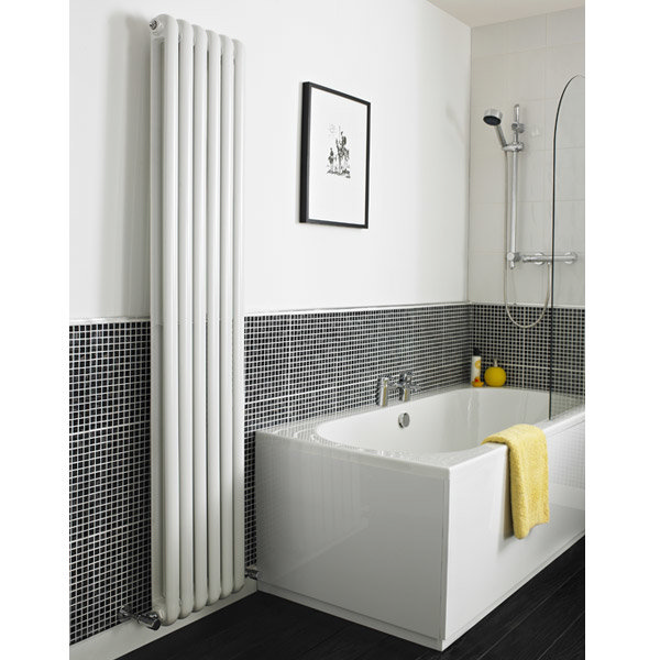 Nuie - Salvia Double Panel Radiator - 1500 x 383mm - White - HSA002 at ...