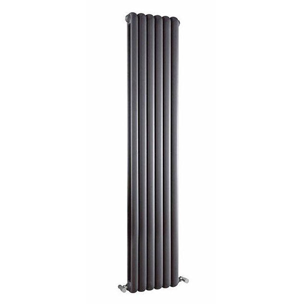 Nuie - Salvia Double Panel Radiator - 1800 x 383mm - Anthracite ...