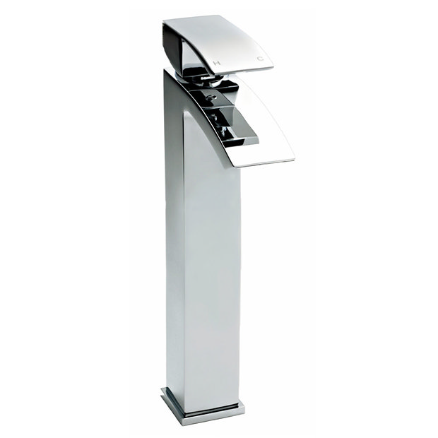 Nuie Vibe High Rise Mono Basin Mixer without Waste at Victorian Plumbing UK