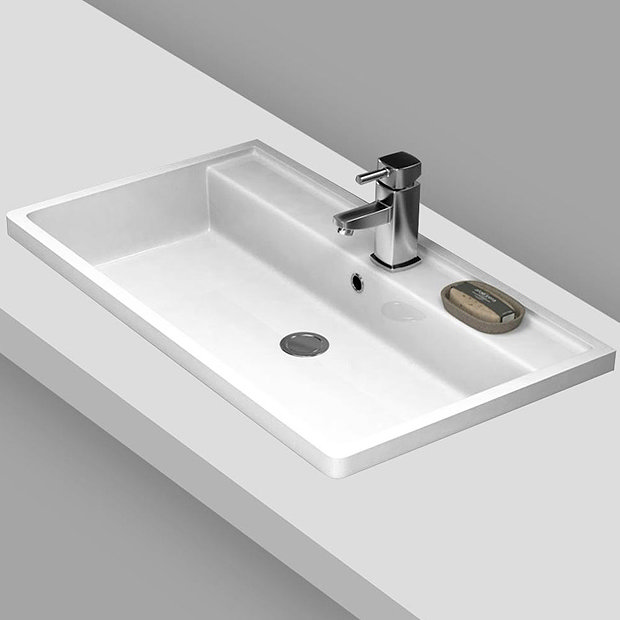 Nuie Tribute Square Inset Basin | Victorian Plumbing.co.uk
