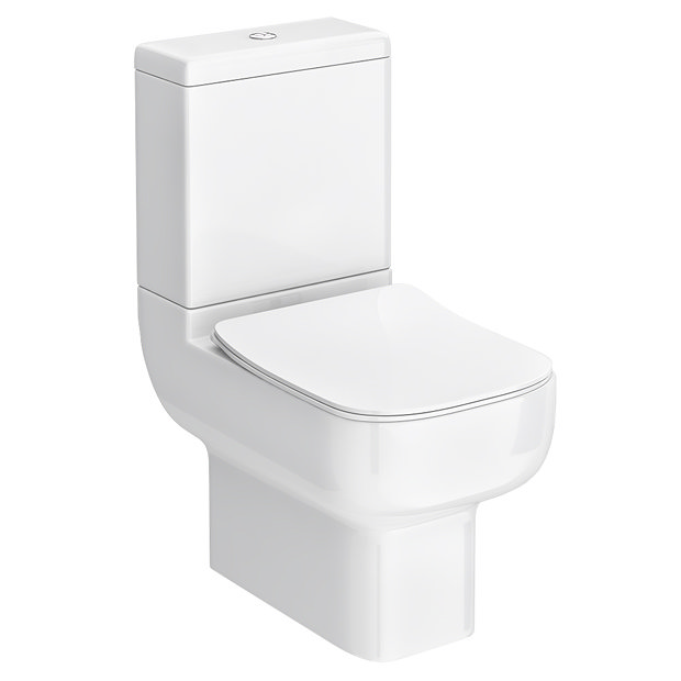 Pro 600 Modern Short Projection Toilet with Slim Soft Close Seat ...