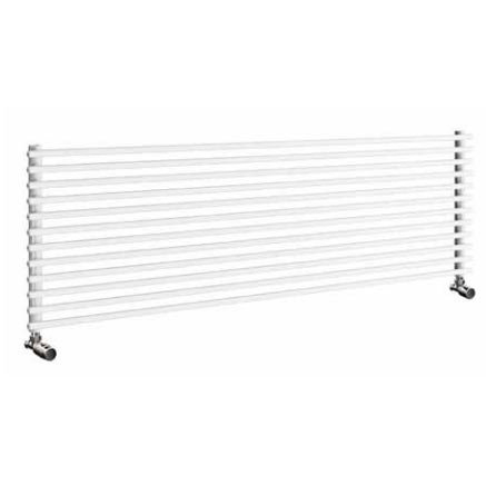 Quinn Plaza Tube Radiator - Horizontal - White - 6 x Size Options at ...