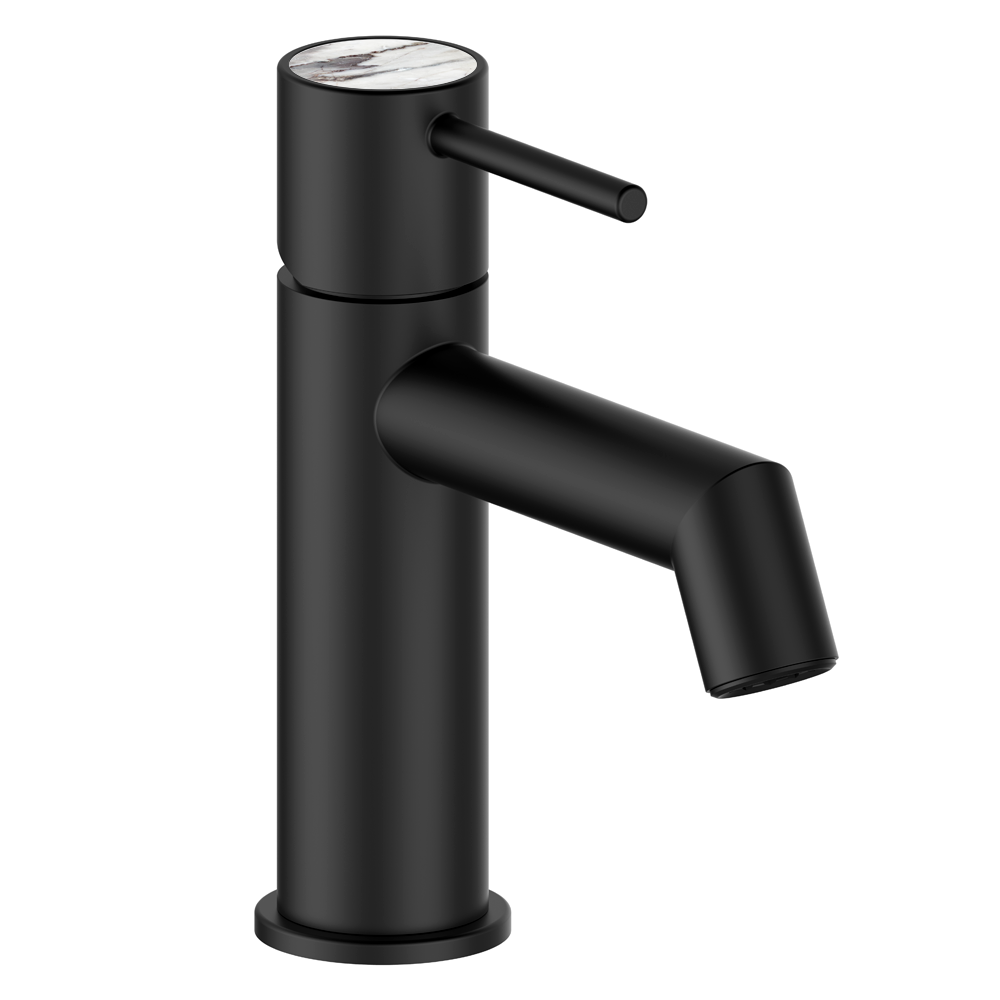 Radius Basin Tap Insert Disc - Arctic White Marble Effect | Victorian ...