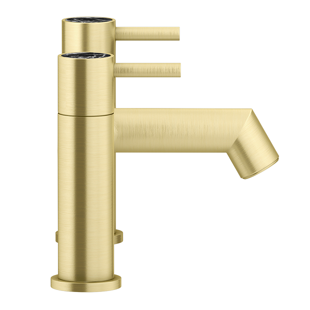 Radius Customisable Bath Filler Tap - Brushed Brass | Victorian Plumbing UK
