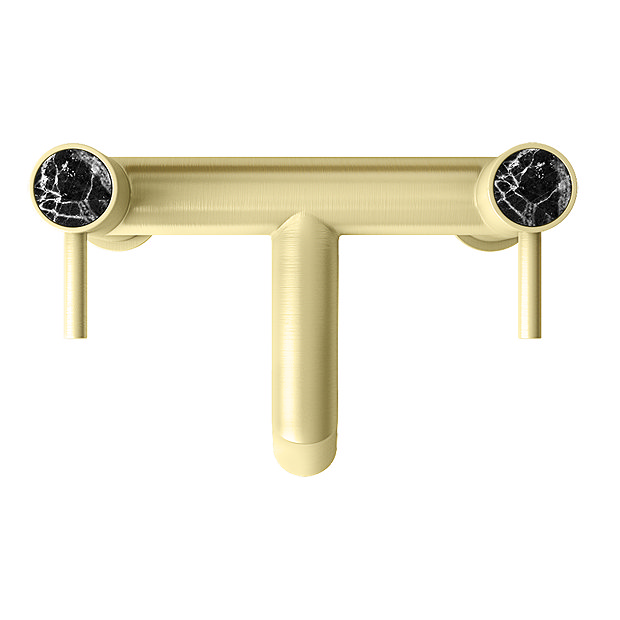 Radius Customisable Bath Filler Tap - Brushed Brass | Victorian Plumbing UK