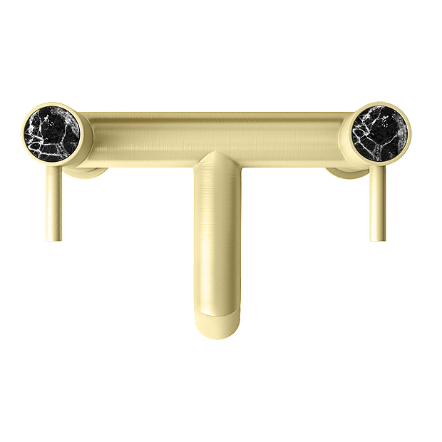 Radius Customisable Bath Filler Tap - Brushed Brass | Victorian Plumbing UK