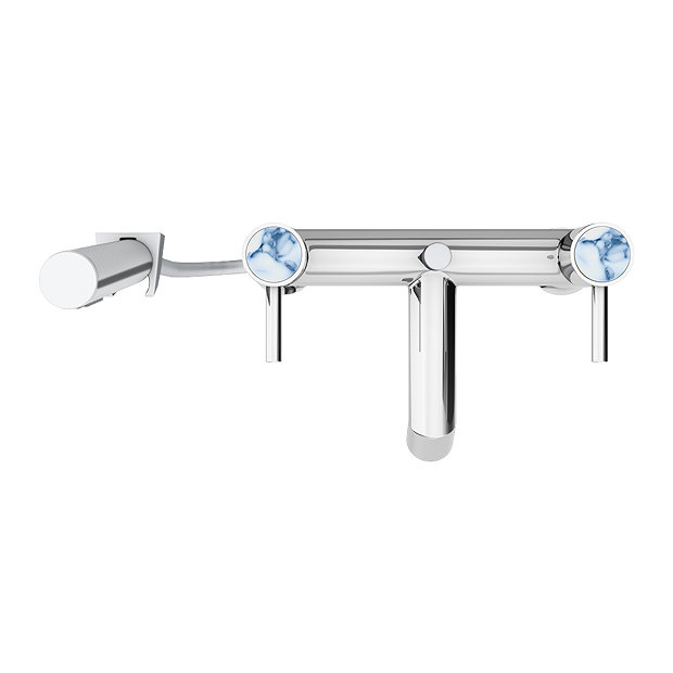 Radius Customisable Bath Shower Mixer Tap with Shower Kit - Polished ...