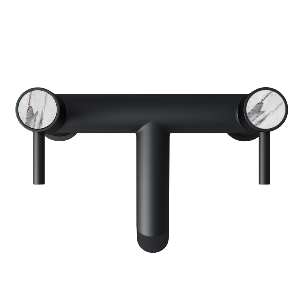Radius Custom Matt Black Bath Filler Tap | Victorian Plumbing UK