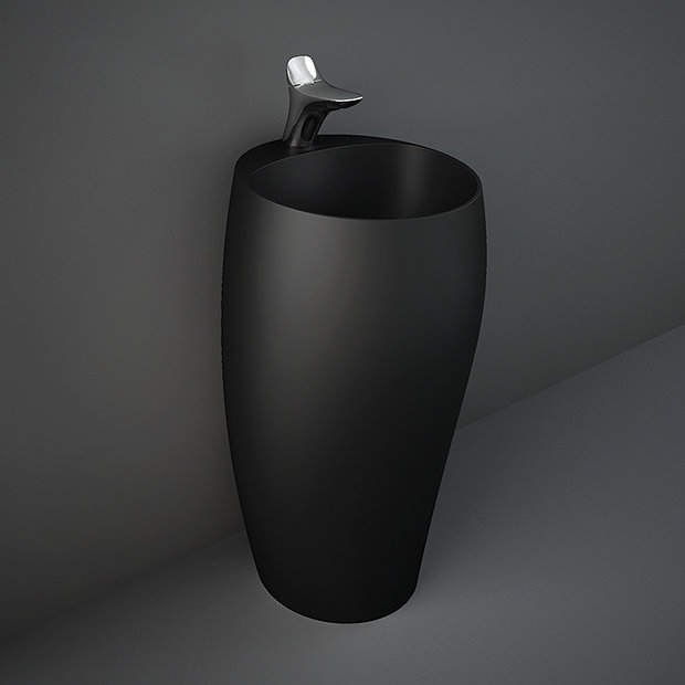 RAK Cloud 50cm 1TH Free Standing Basin - Matt Black