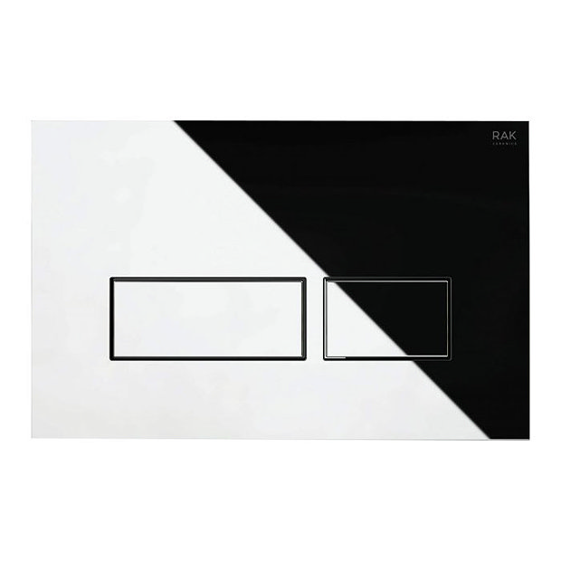 RAK Ecofix Chrome Dual Flush Plate with Rectangular Buttons