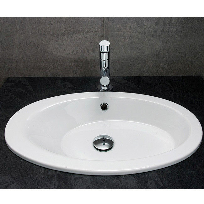 RAK - Infinity 55cm Inset Basin - INFUCBAS at Victorian Plumbing UK